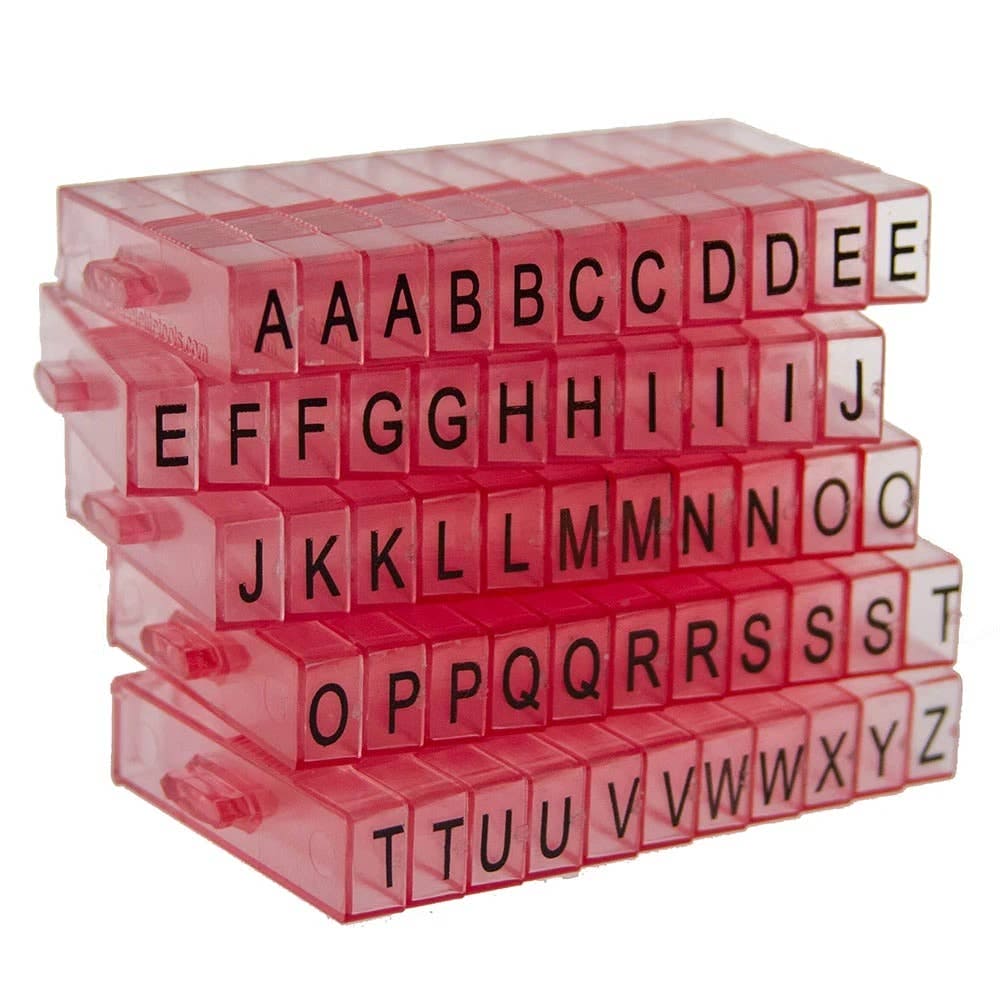 Snap Together Letter Embossers